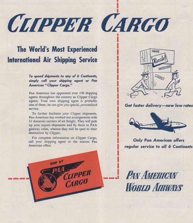 Pan Am Series – Part XXVII: Clipper Cargo | JPB TRANS CONSULTING, LLC